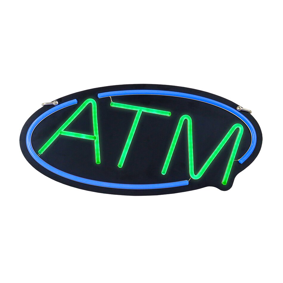 Neon ATM Machine Sign