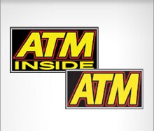 ATM Machine Signs, Huge Selection